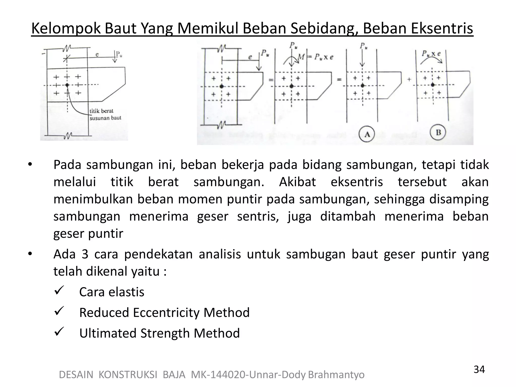 Konstruksi baja-3 sambungan-baut | PDF