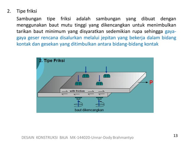 Konstruksi baja-3 sambungan-baut | PDF