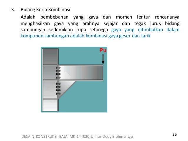 Konstruksi baja-3 sambungan-baut