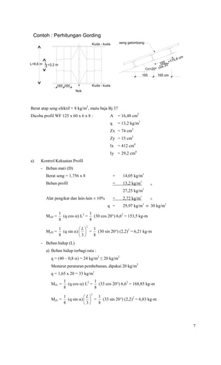 Konstruksi gudang-baja | PDF