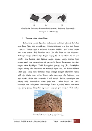 Konstruksi atap | DOCX