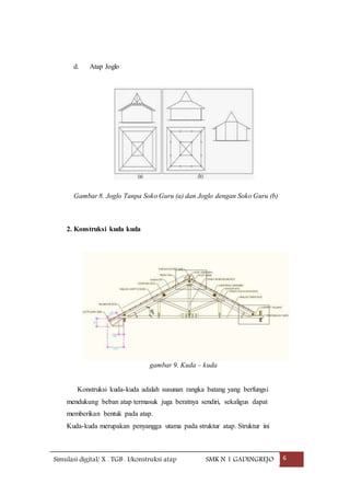 Konstruksi atap | DOCX
