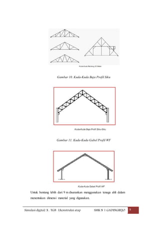 Konstruksi atap | PDF