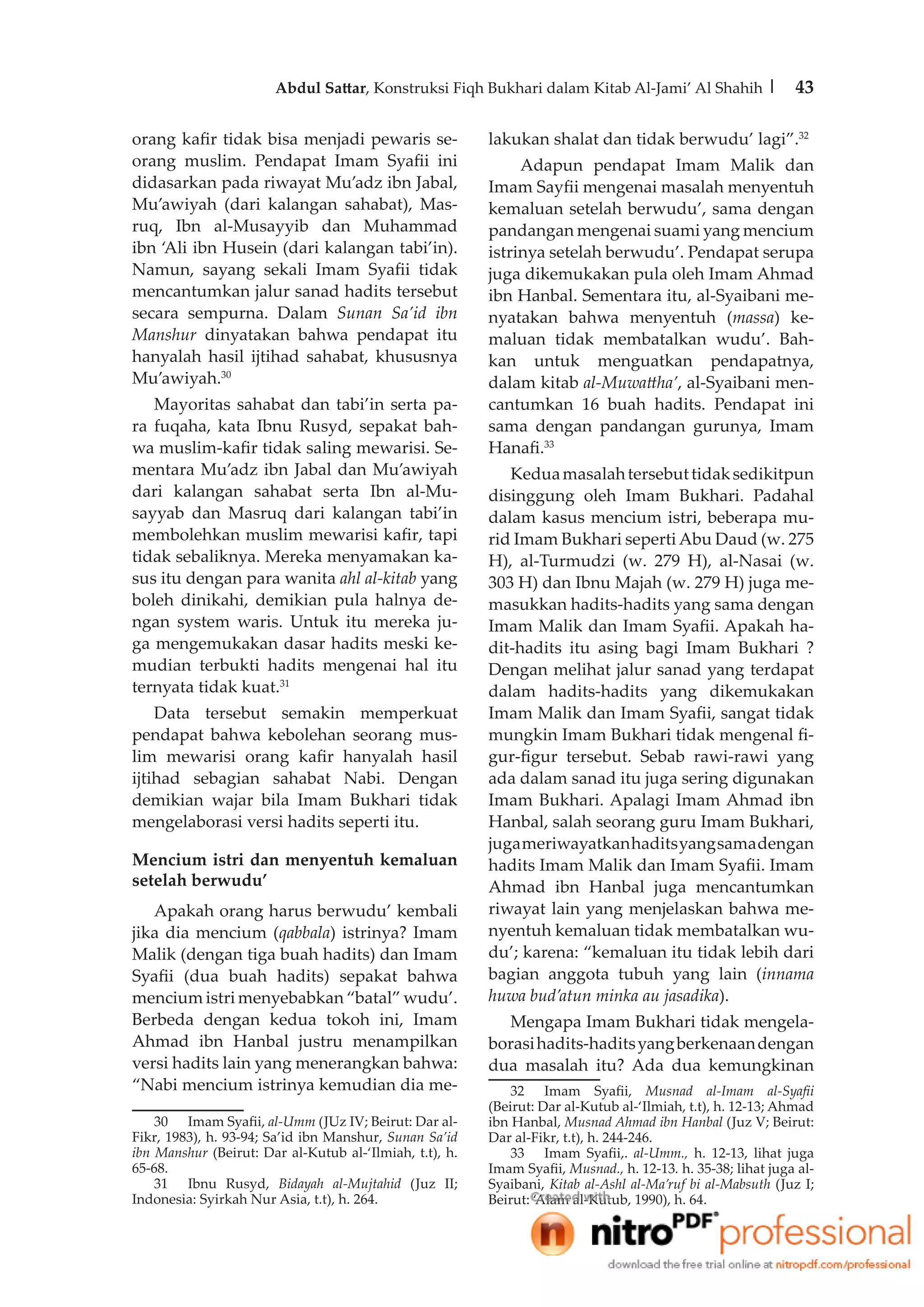 Konstruksi fiqh bukhari_dalam_kitab_al-jami_al-sh | PDF