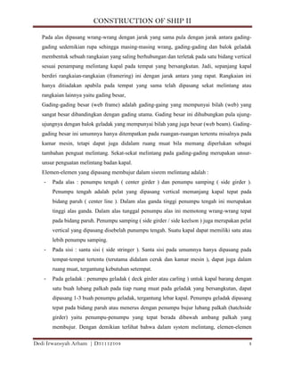 Konstruksi kapal ii | PDF