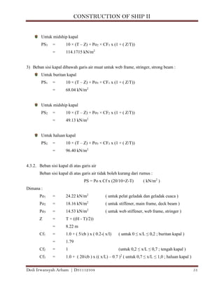 Konstruksi kapal ii | PDF