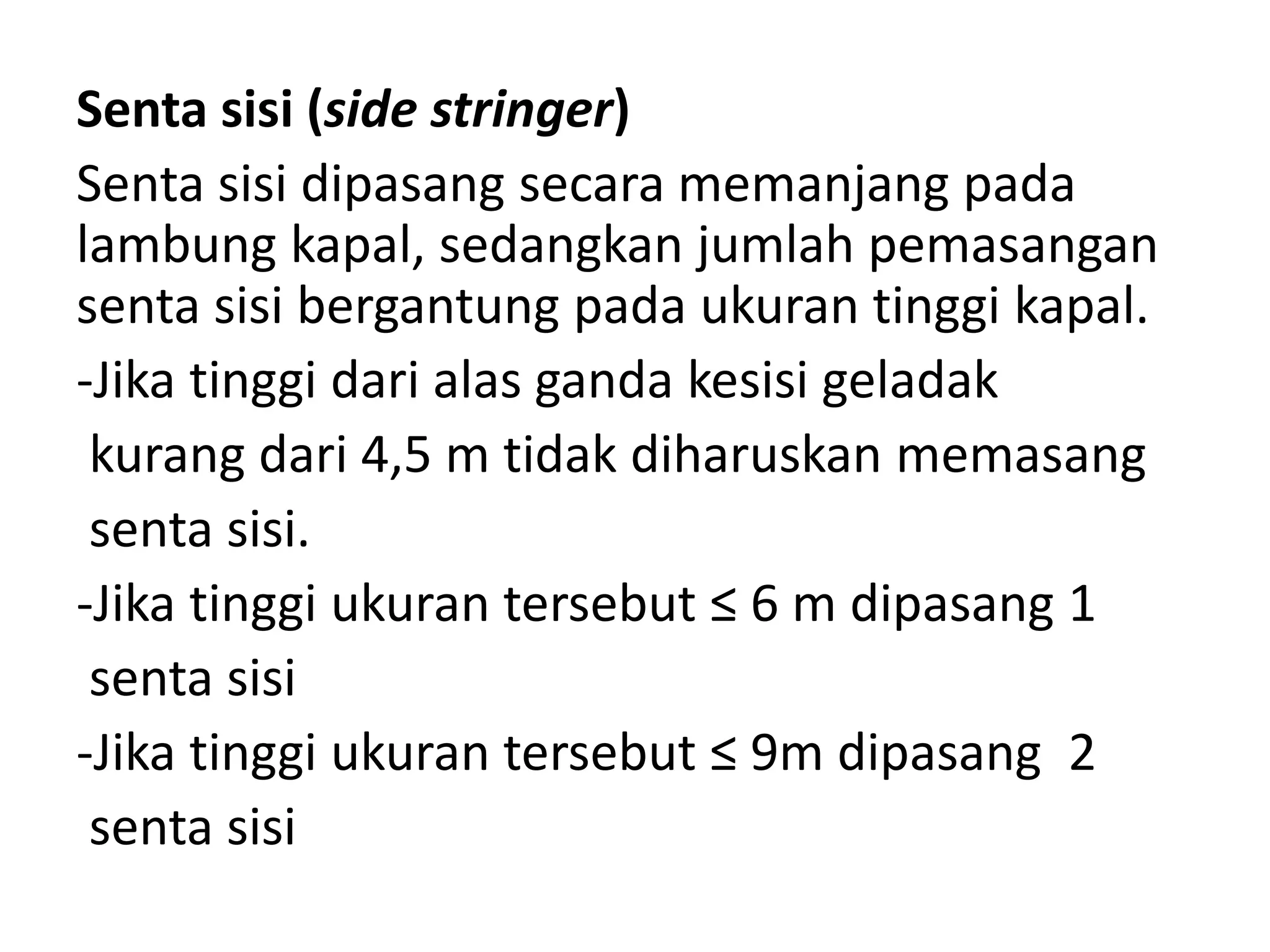 Konstruksi lambung | PPTX