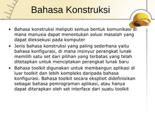 Konstruksi perangkat lunak | PPT