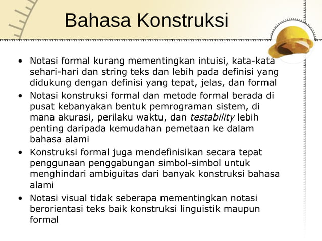 Konstruksi perangkat lunak | PPT