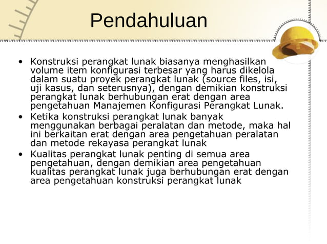 Konstruksi perangkat lunak | PPT