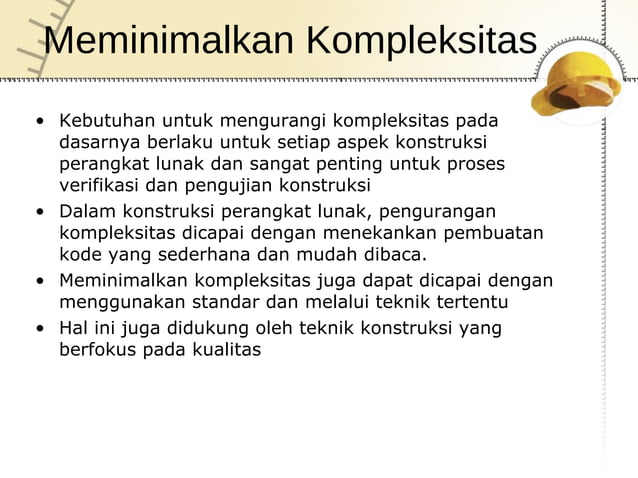 Konstruksi perangkat lunak | PPT