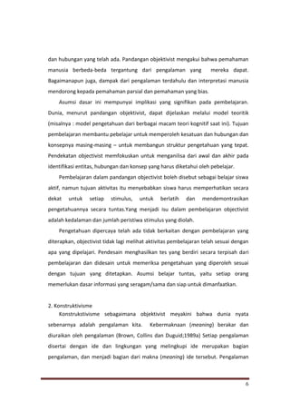 Konstruktivisme implikasi baru dalam tep (1) | DOCX