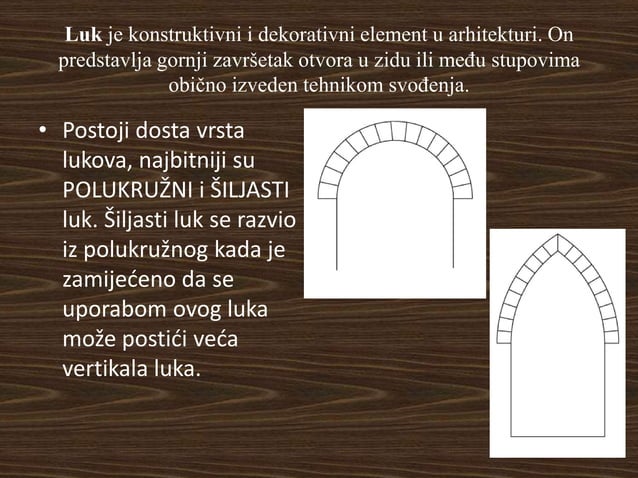Konstruktivni elementi u arhitekturi | PPTX