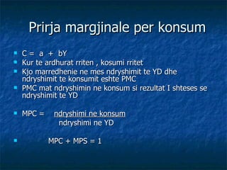 konsumi dhe investimet 1 | PPT
