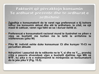 Konsumi dhe investimet | PPTX