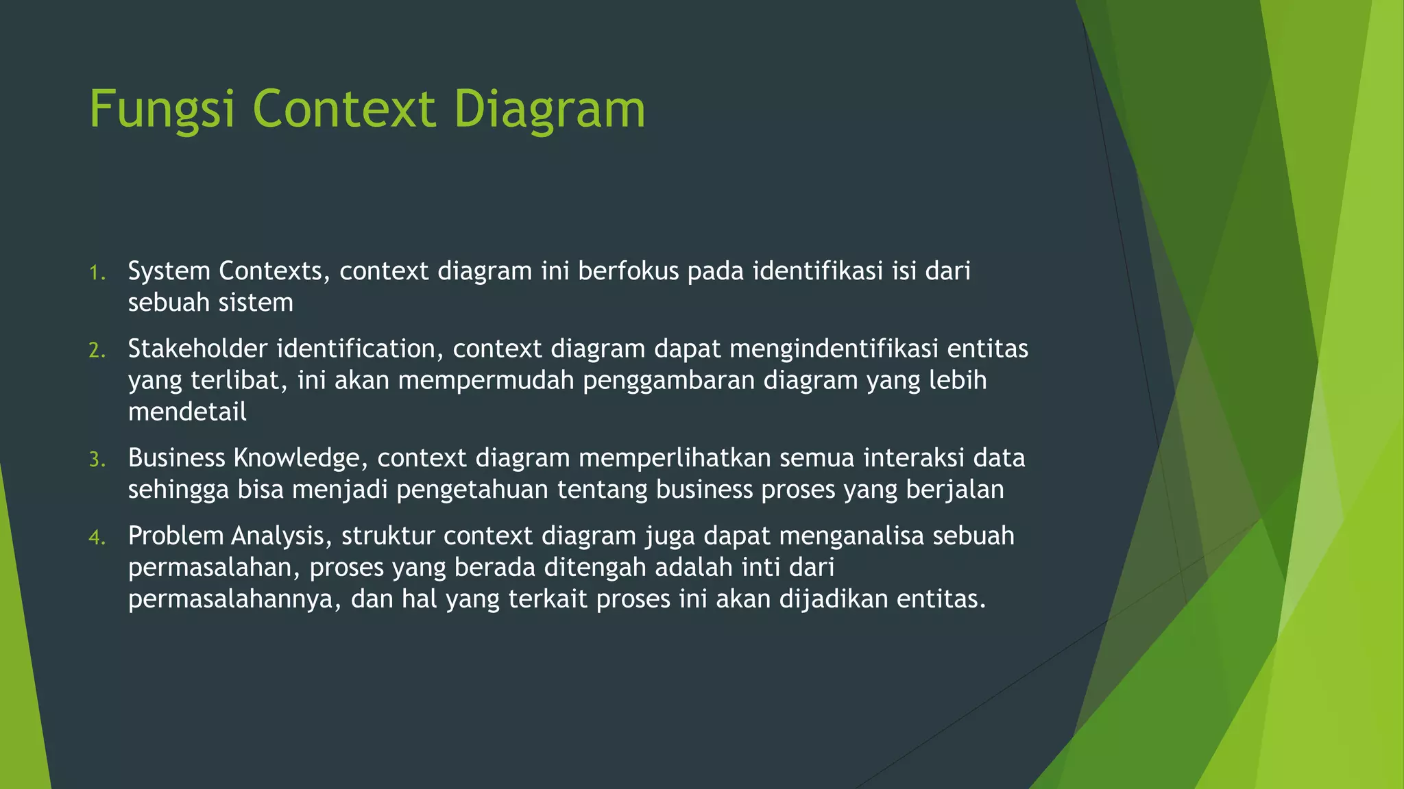 Konteks, Data Flow Diagram dan Kamus Data | PPTX