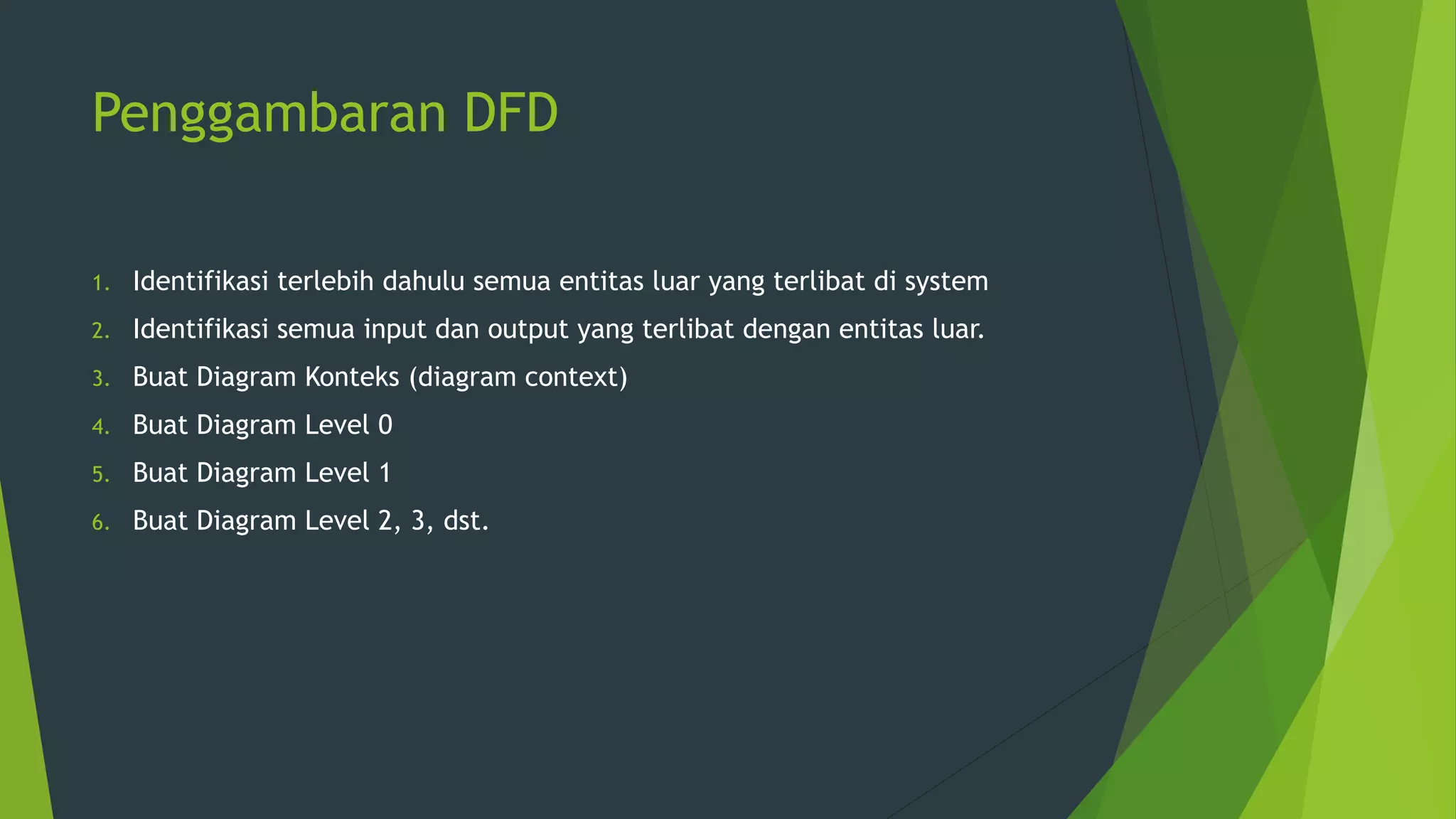 Konteks, Data Flow Diagram dan Kamus Data | PPTX