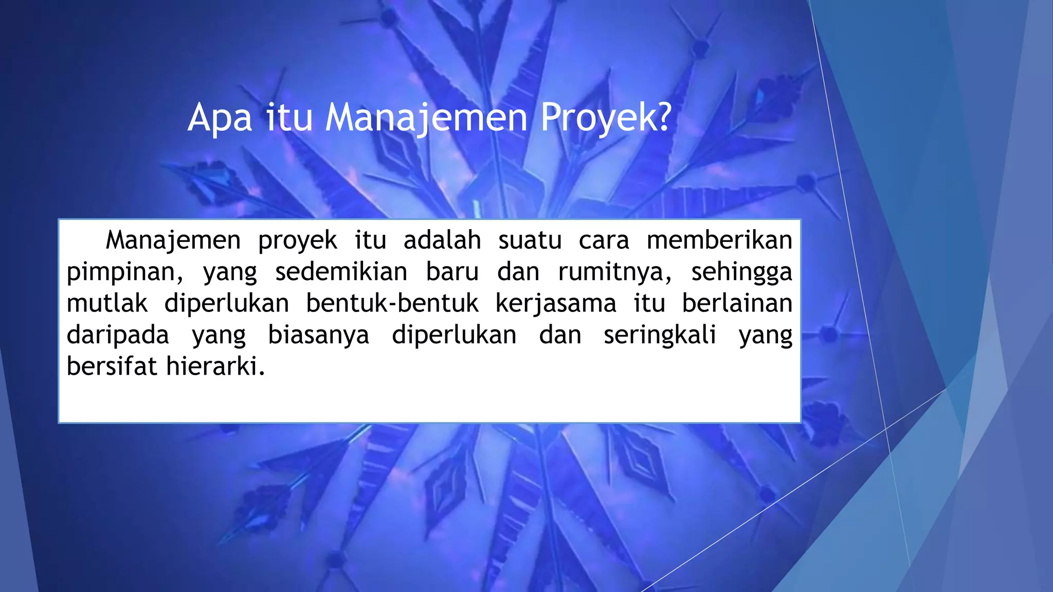 Konteks Manajemen Proyek dan Teknologi Informasi | PPTX