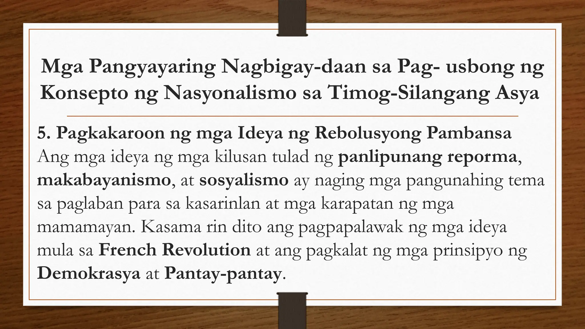 KONTEKSTO NG NATIONALISMO, KASARINLAN AT PAGKABANSA.pptx