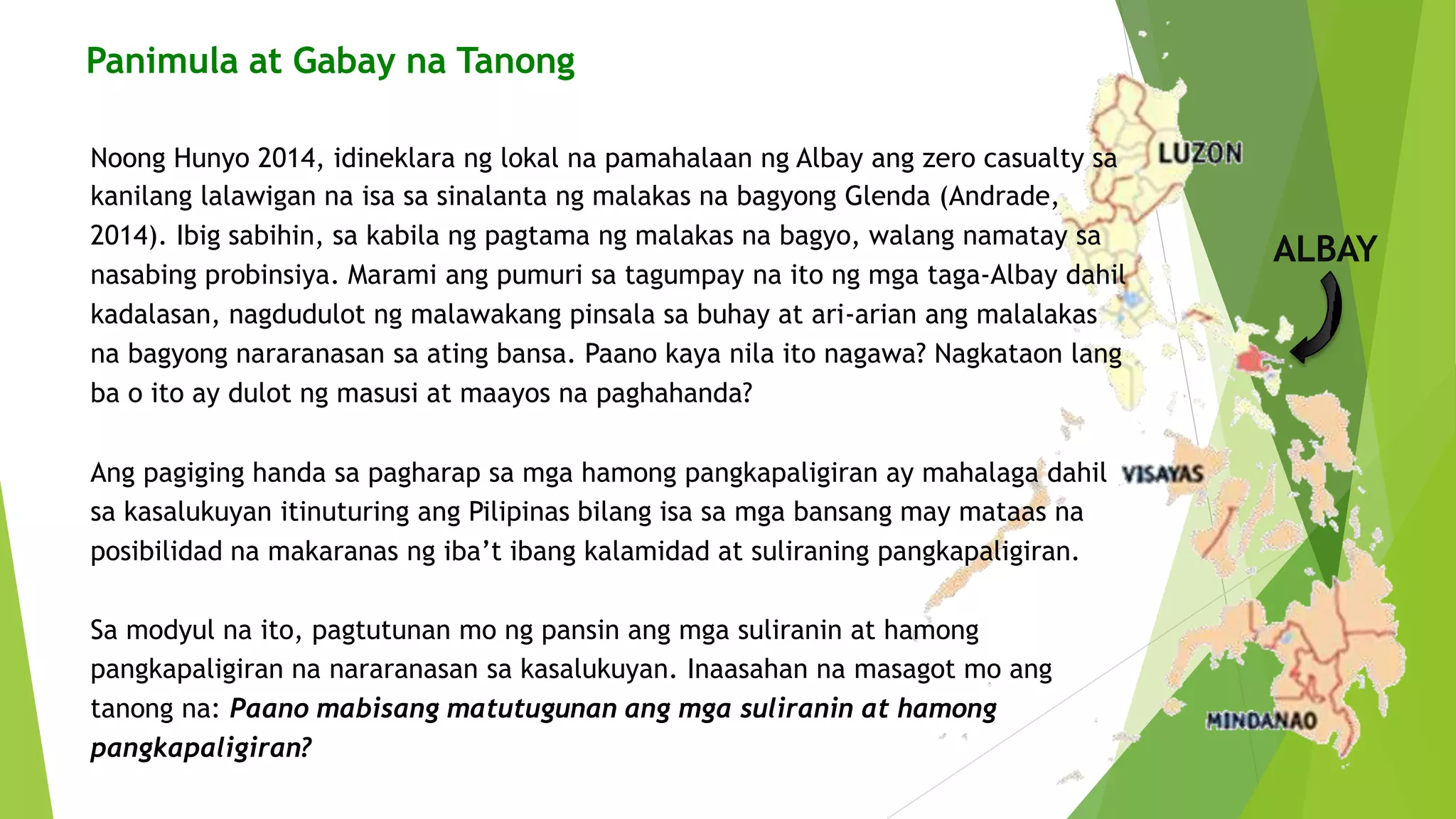 KONTEKSTO NG SULIRANING PANGKAPALIGIRAN.pptx