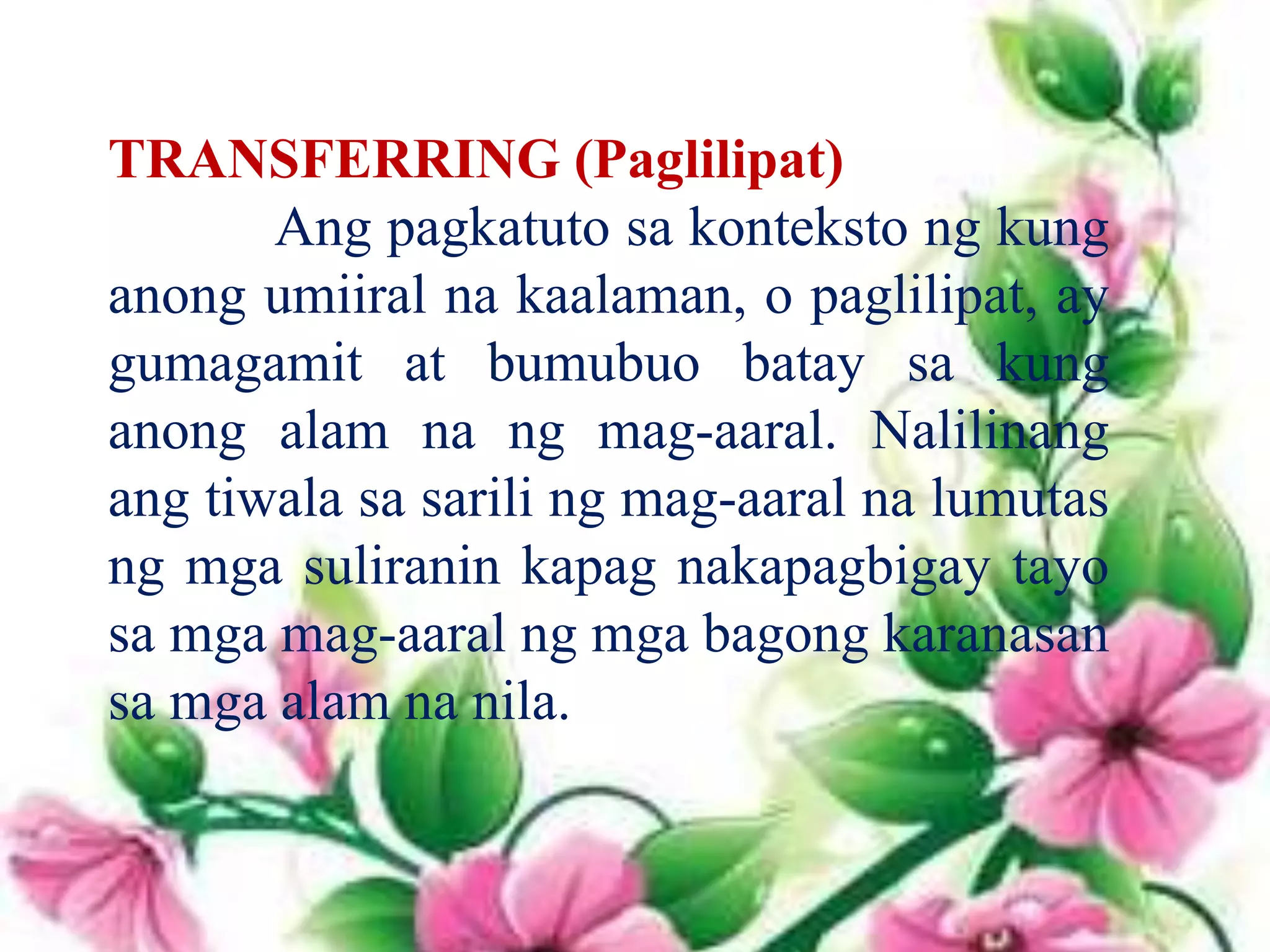 Kontekstwalisasyon at lokalisasyon ng assignaturang filipino | PPTX