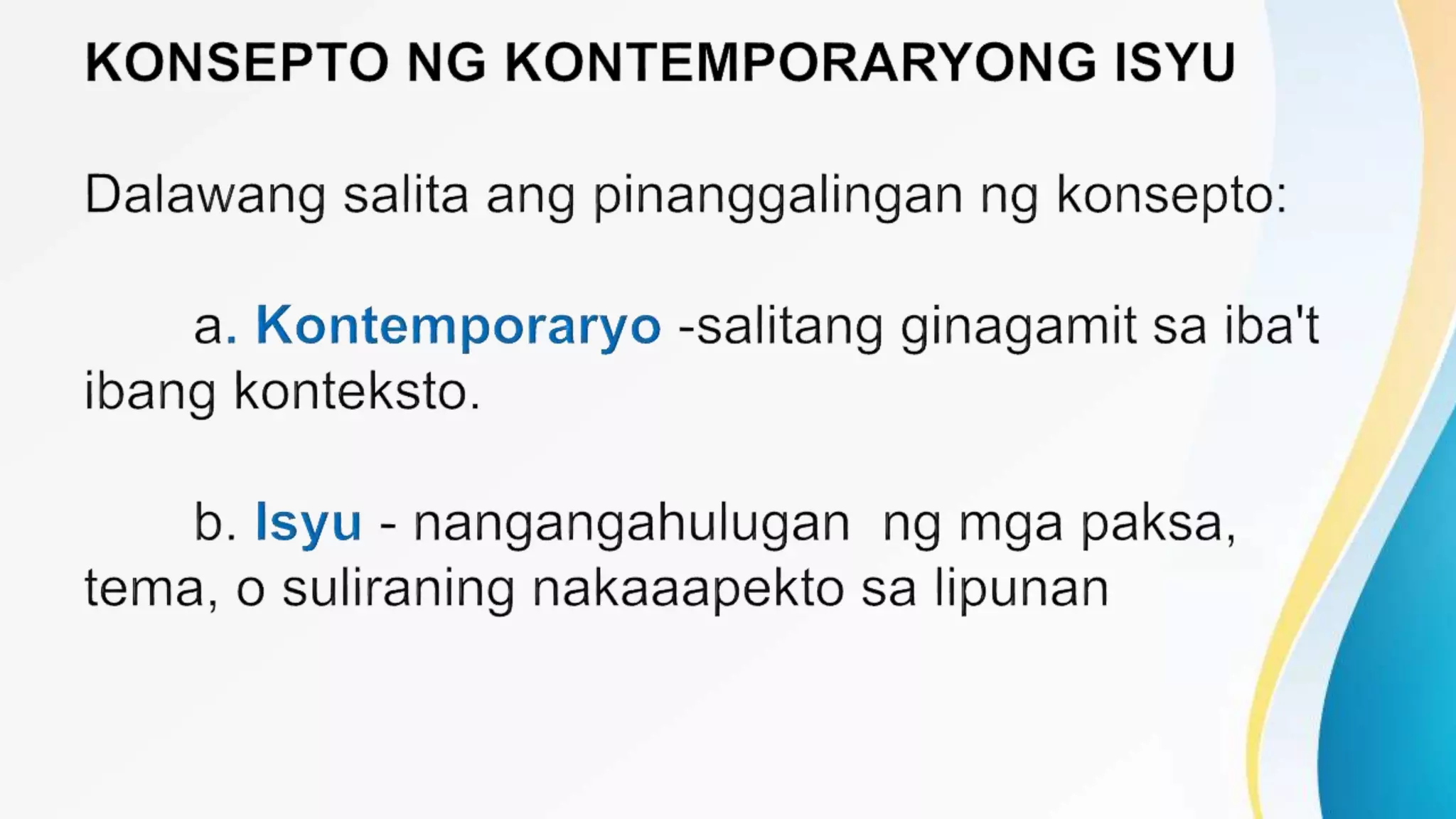 kontemporaryong-isyu.pptx