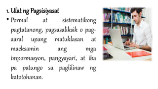 Kontemporaryong Anyo ng Sanaysay_Ma'amBacorro_EverySaturday.pptx