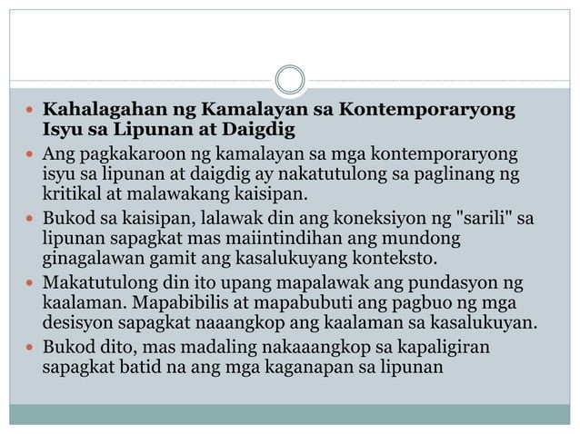 Kontemporaryong isyu | PPTX