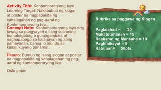 kontemporaryong isyu panlipunan araling .pptx