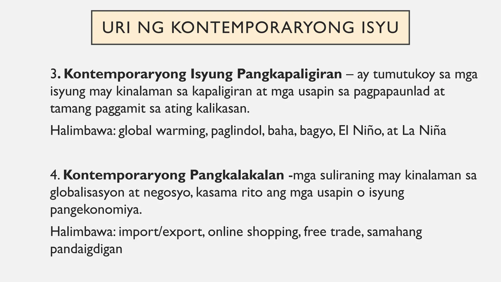 mga kahulugan ng Kontemporaryong Isyu .pptx