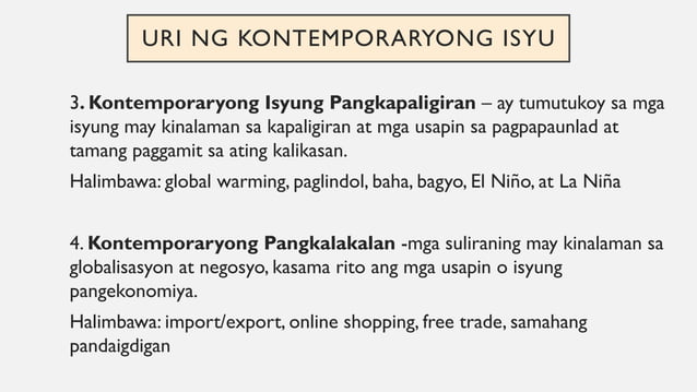 mga kahulugan ng Kontemporaryong Isyu .pptx