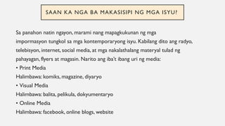 mga kahulugan ng Kontemporaryong Isyu .pptx