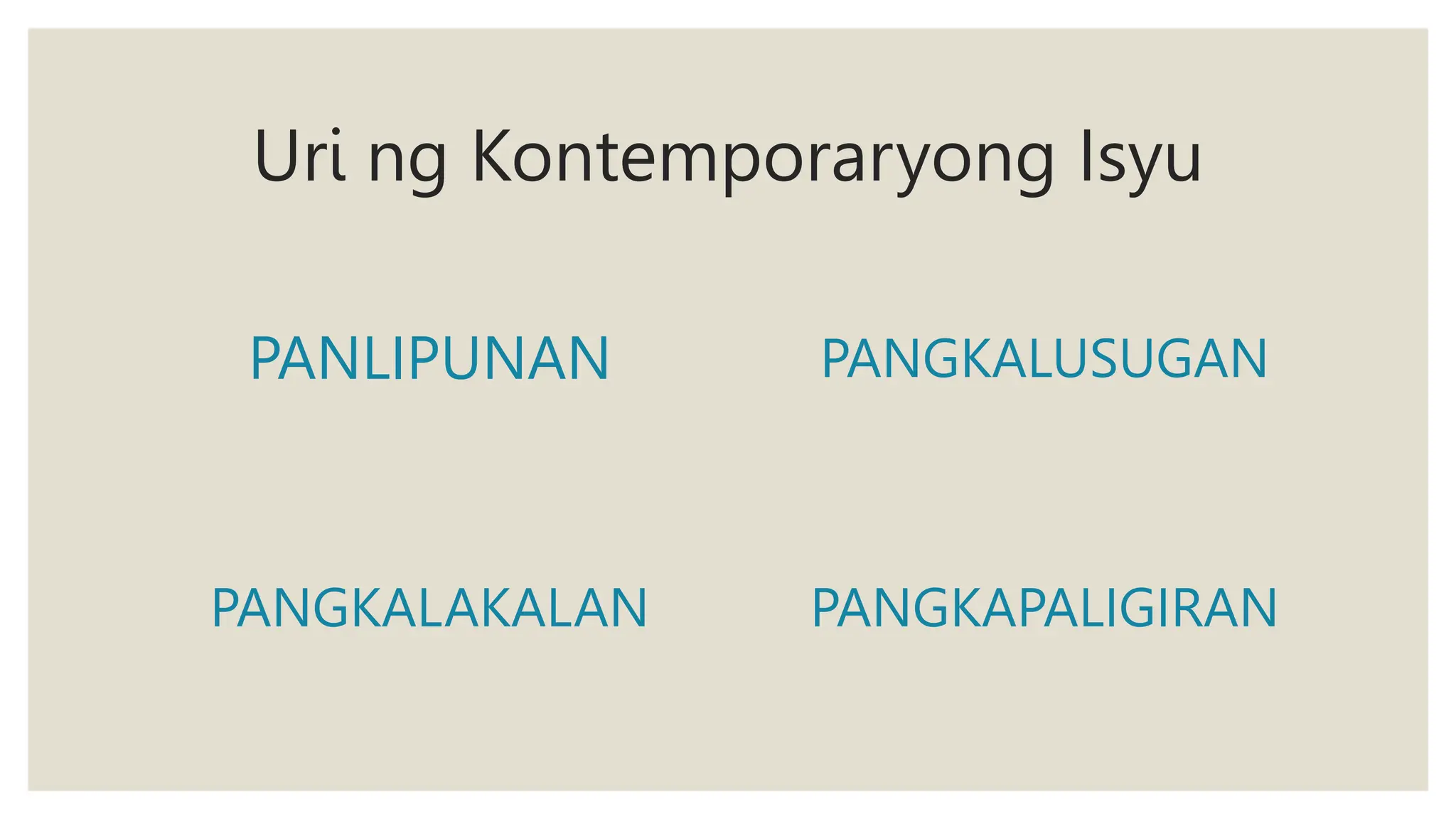 KONTEMPORARYONG ISYU WEEK 1 quarter 1.pptx
