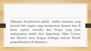 Pengolahan Bahan Makanan | PPTX