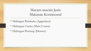 Pengolahan Bahan Makanan | PPTX