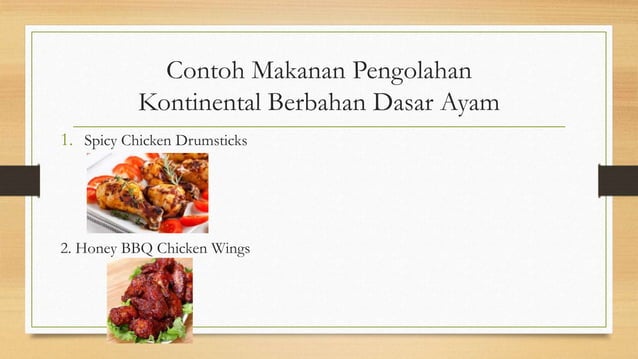 Pengolahan Bahan Makanan | PPTX