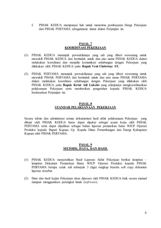 Contoh Kontrak Pematokan WIUPH Terbaru (Beli Perjanjian, Hub ...