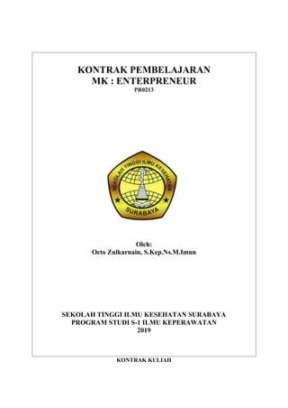 Kontrak pembelajaran enterpreuner | PDF