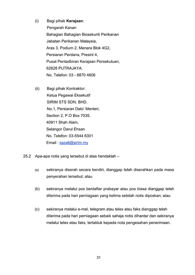 KONTRAK PERKHIDMATAN PEMBANGUNAN STANDARD KOD AMALAN DOF-SIRIM 13062023.docx