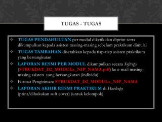 Kontrak Praktikum Stukdat D2 | PPTX