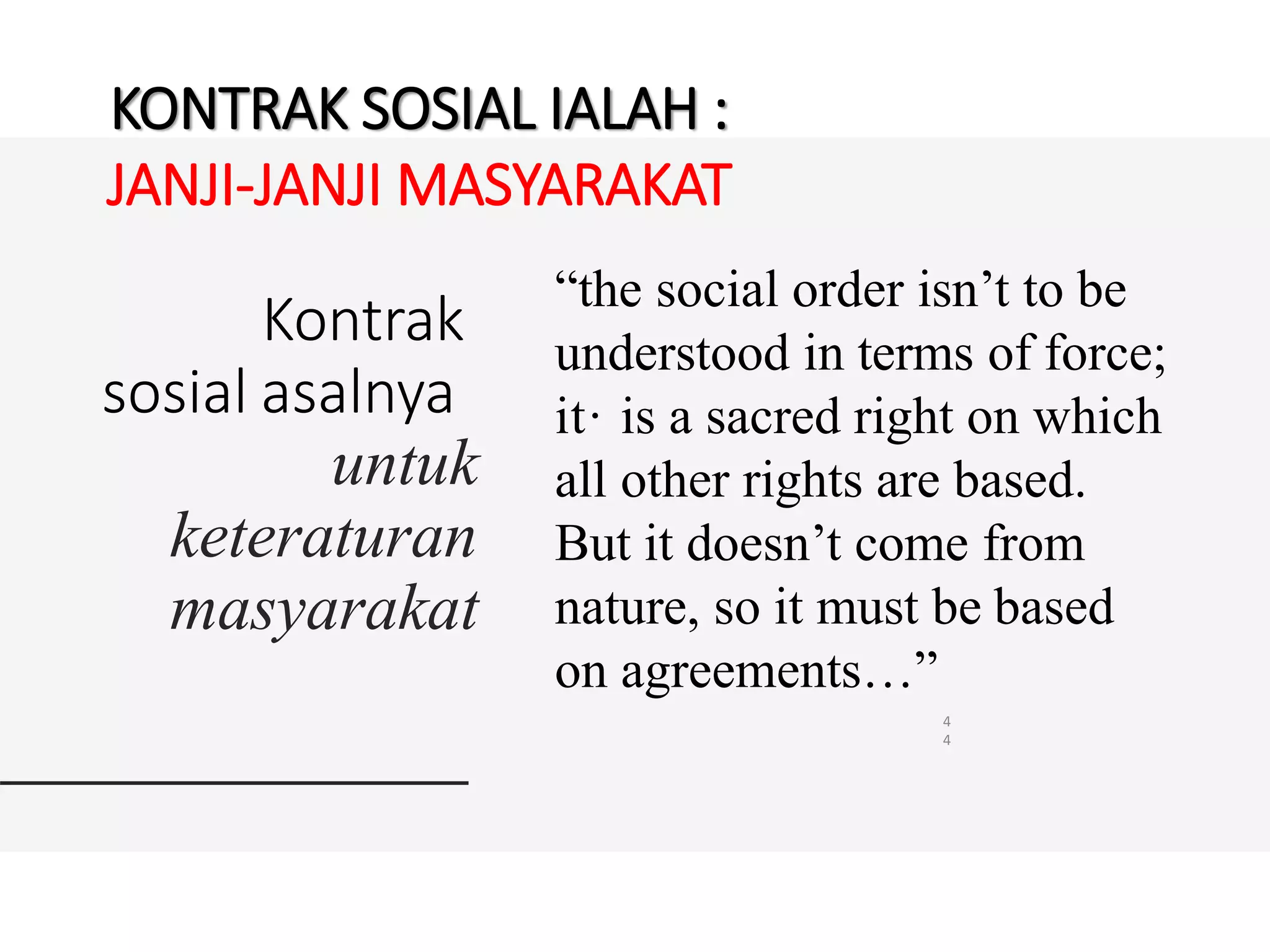 Kontrak Sosial Pengikat Jati Diri Bangsa Malaysia Merdeka - Shamrahayu ...