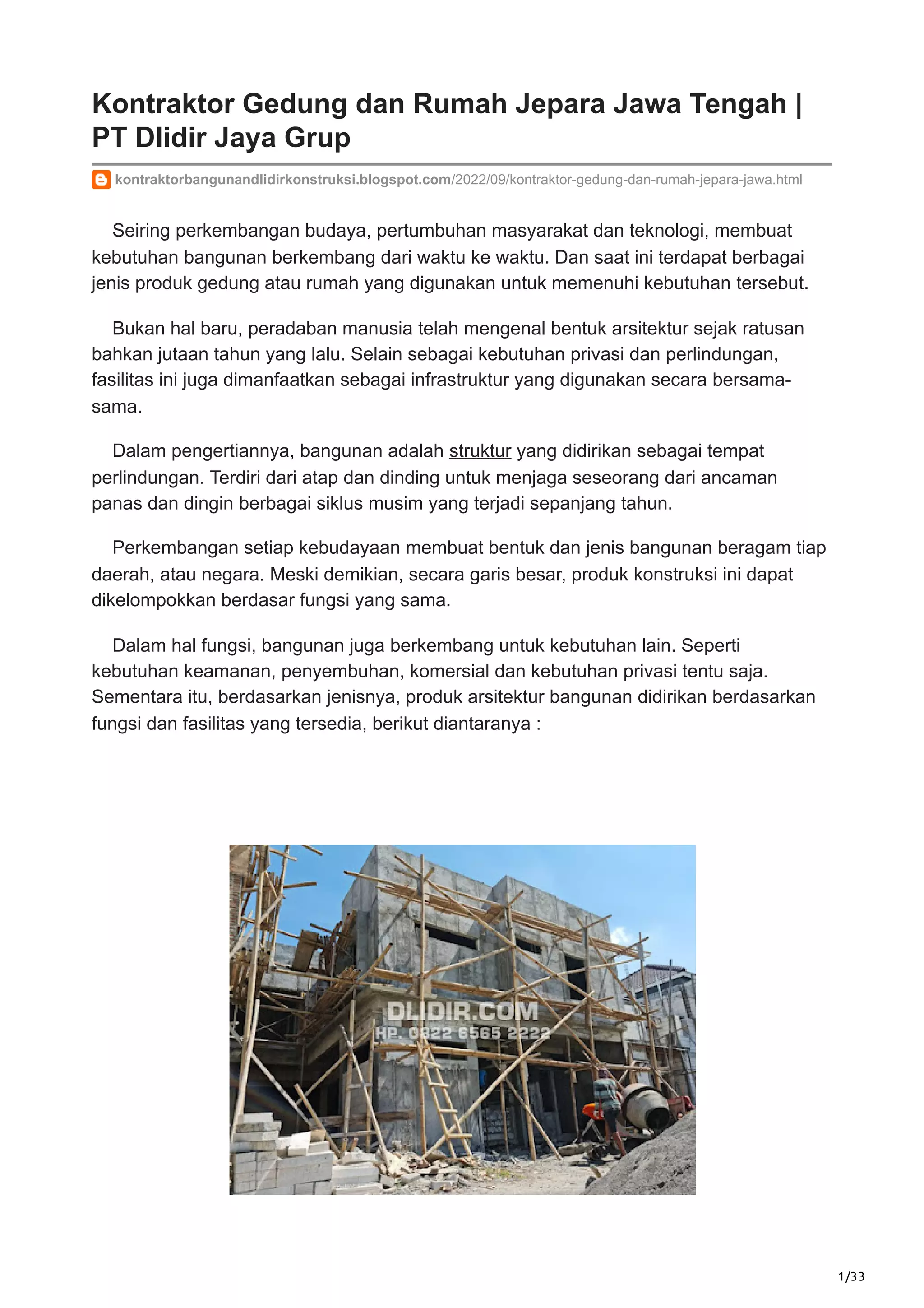 Kontraktor Gedung dan Rumah Jepara Jawa Tengah PT Dlidir Jaya Grup.pdf