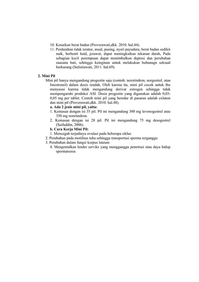 Kontrasepsi pil | PDF