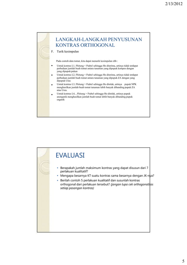 Kontras orthogonal 2012 | PPTX