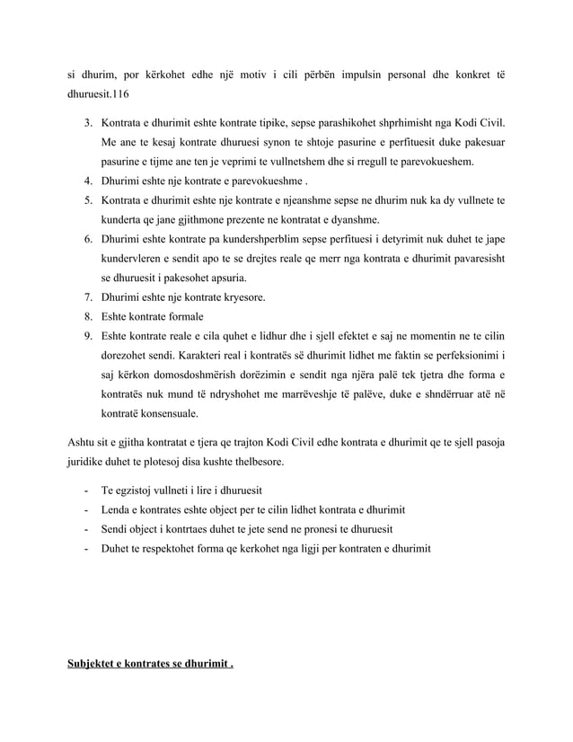 Kontrata e dhurimit e drejte. Biznesi. Msc kontabilitet auditim | DOCX