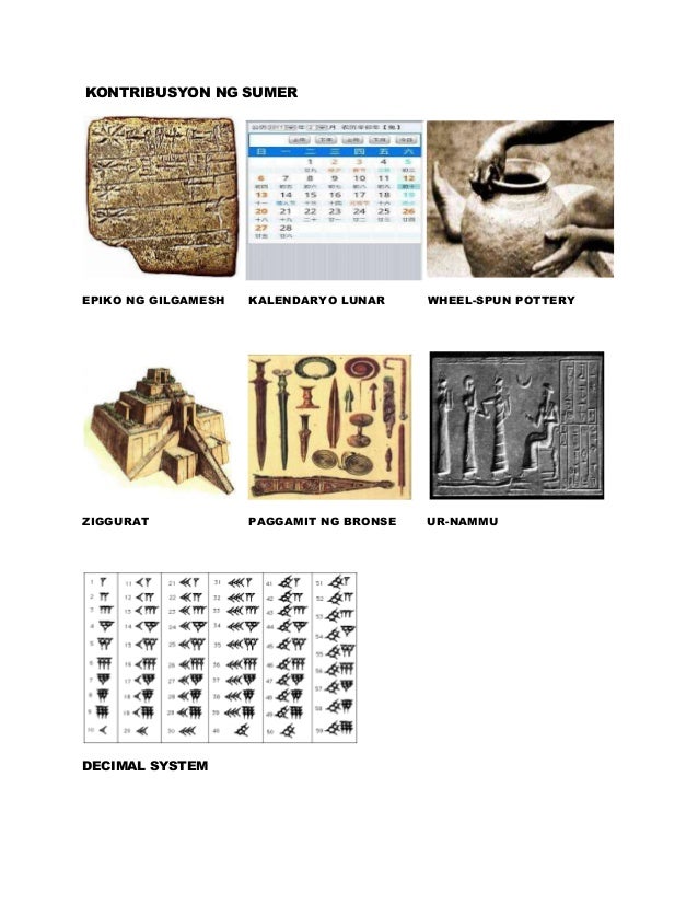 Sumerian Decimal System