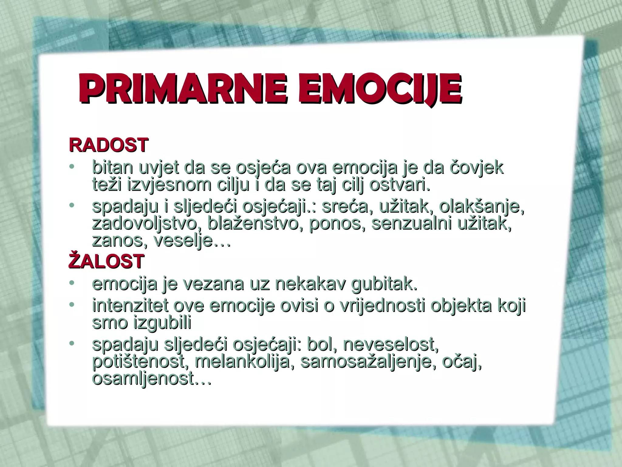 Kontrola emocija | PPT