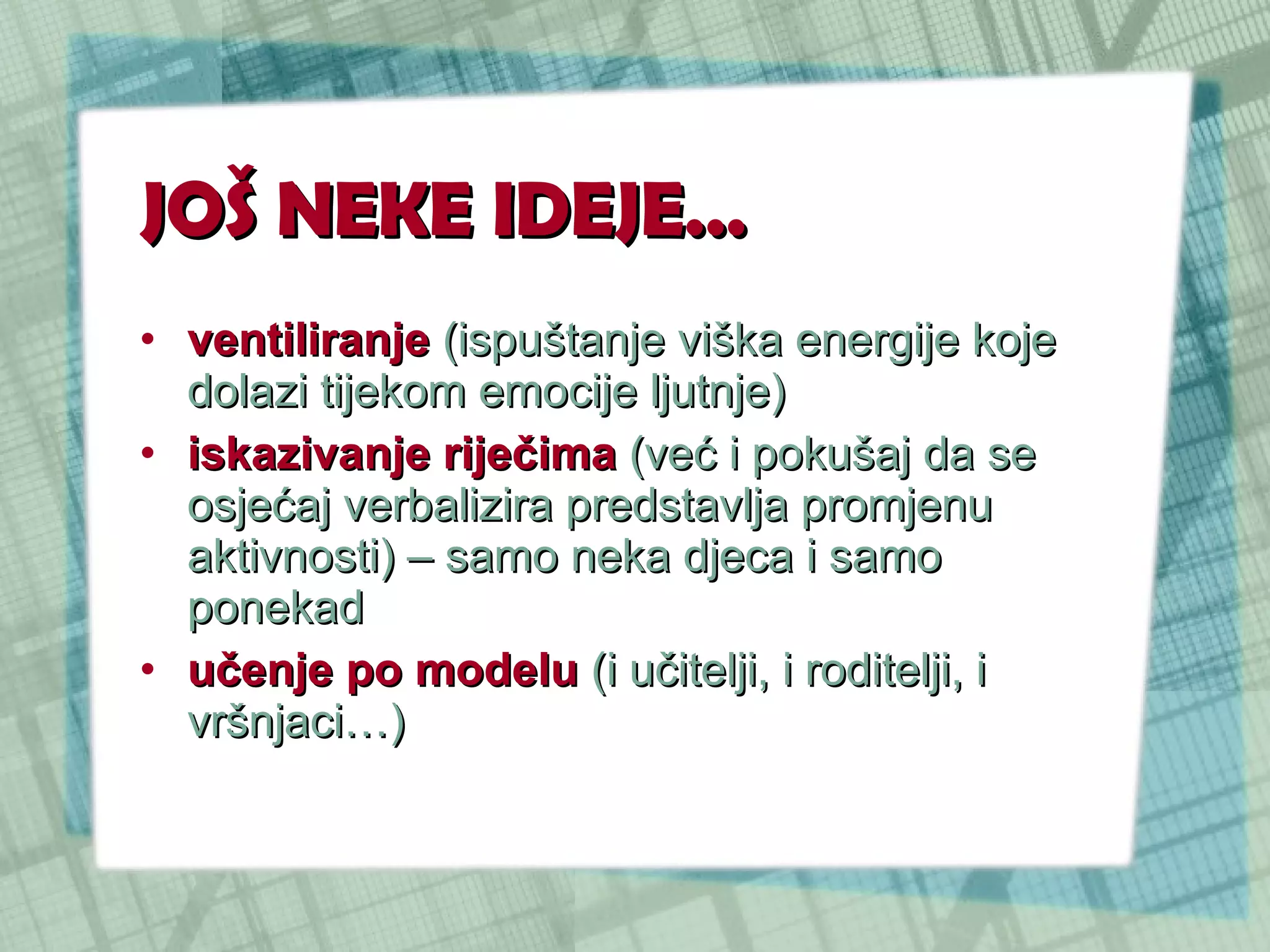 Kontrola emocija | PPT