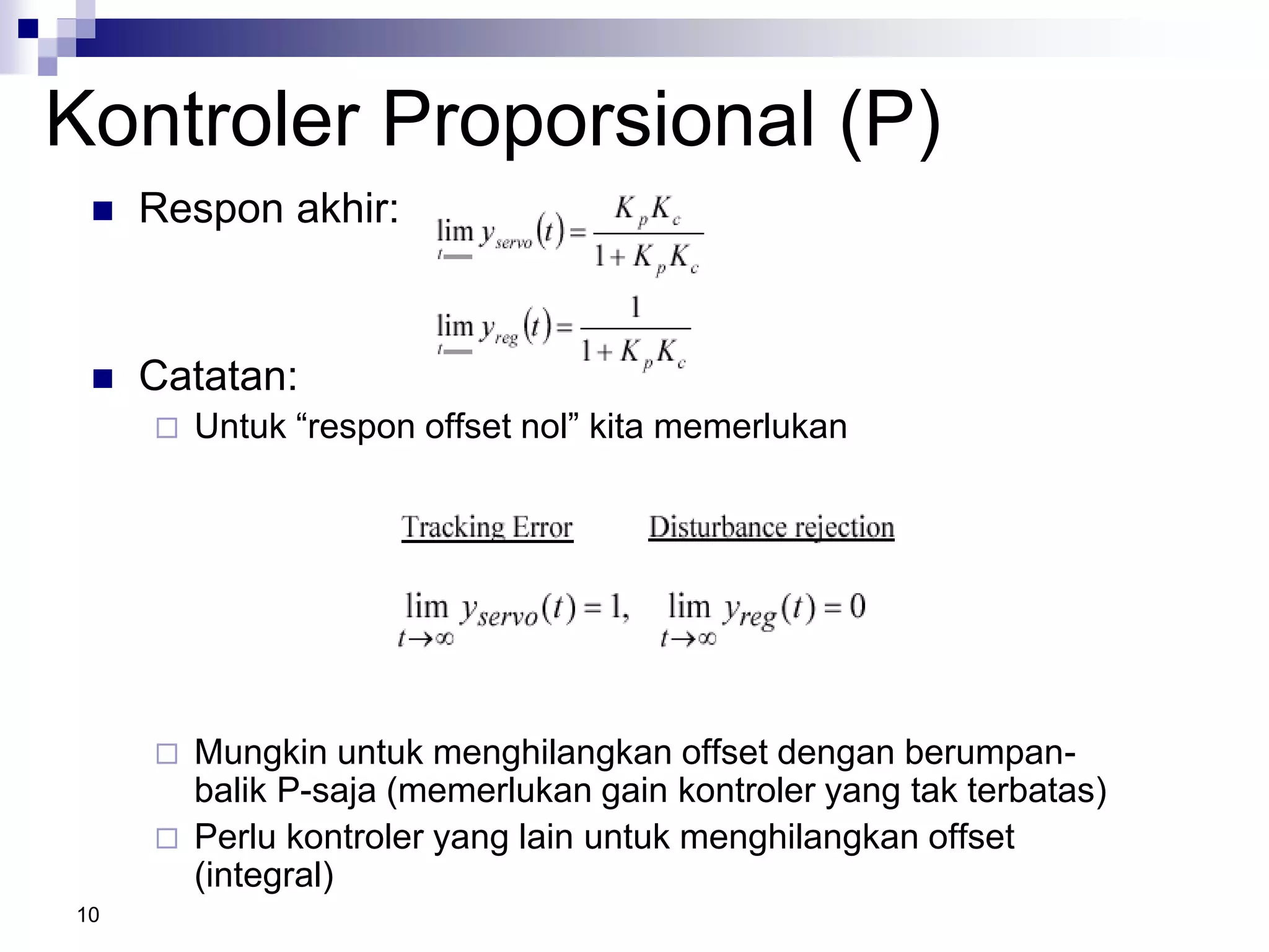 Kontroler proporsional | PPT