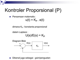 Kontroler proporsional | PPT